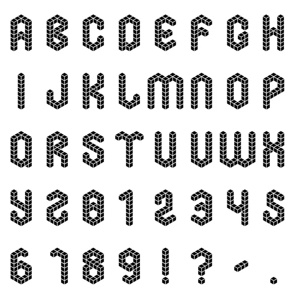 Isometric alphabet Vector Art Stock Images | Depositphotos