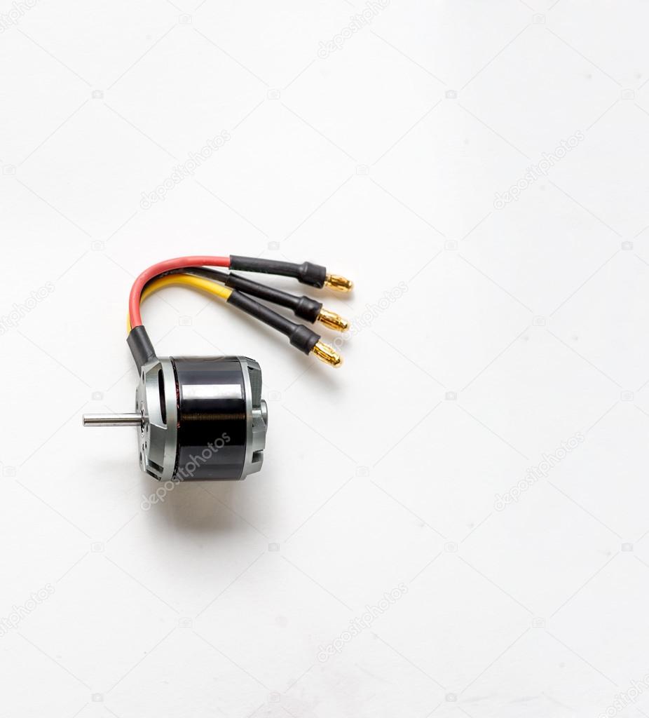 Electrical micro motor using DC for models of aircraft — Stock Photo ...