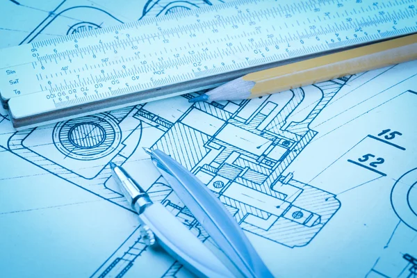 Industrial drawing — Stock Photo © scorpp #55487413