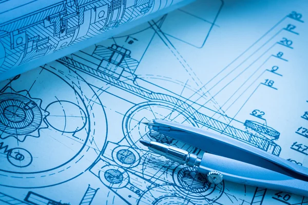 Industrial drawing — Stock Photo © scorpp #55487413