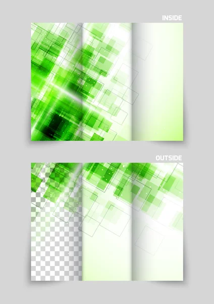 Tri fold green Vector Art Stock Images | Depositphotos