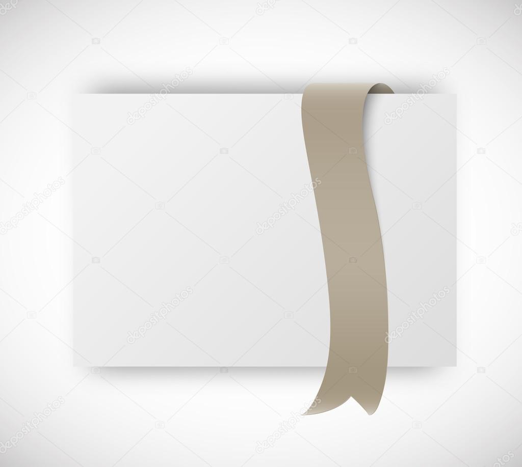 Card with ribbon Stock Vector Image by ©Denchik #66283695