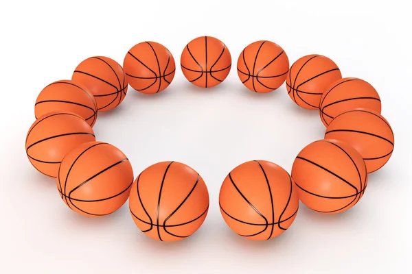 Different positions of basketballs — Stock Photo © sserg_dibrova #6704000