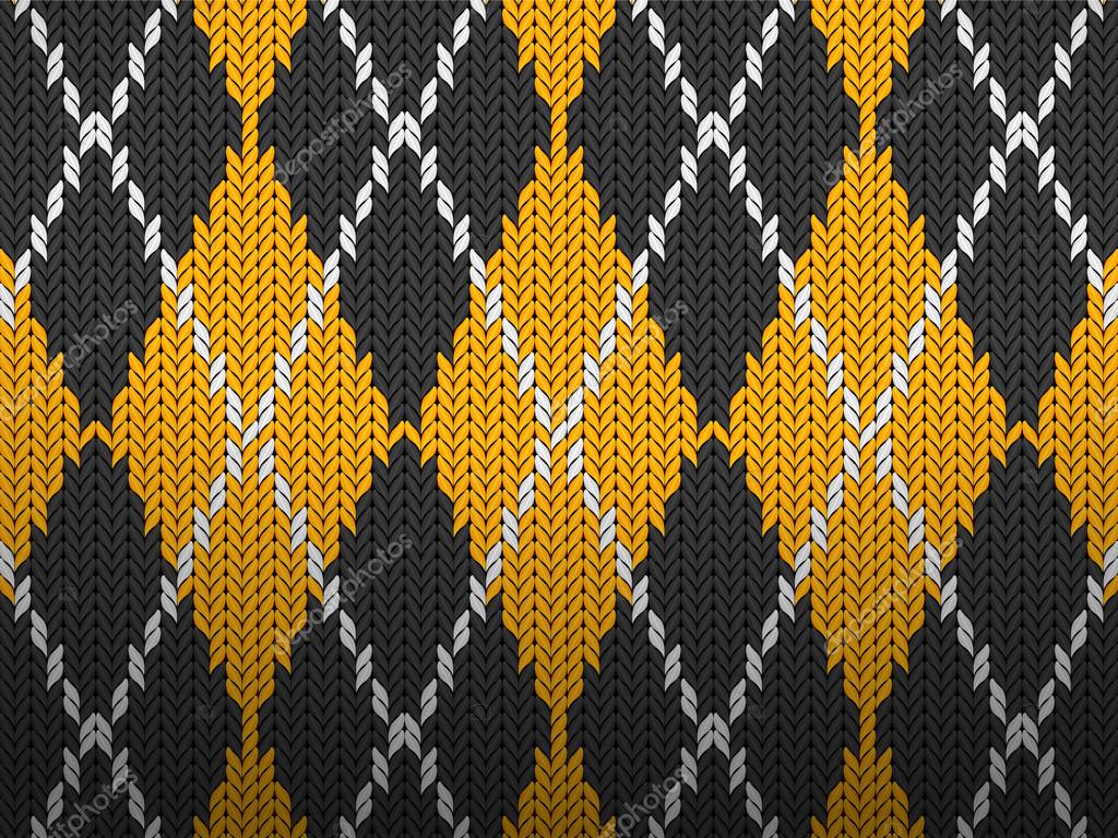 Knitted pattern background Stock Vector by ©julydfg 116794688