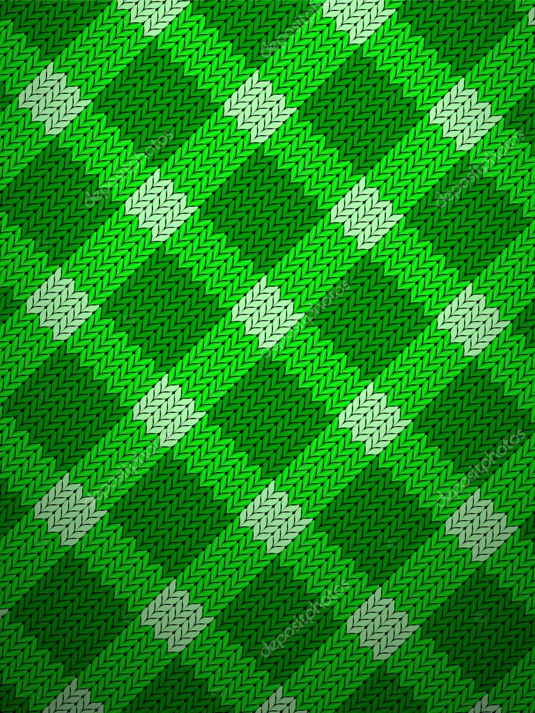 Green knitted pattern Stock Vector Image by ©julydfg #122186192
