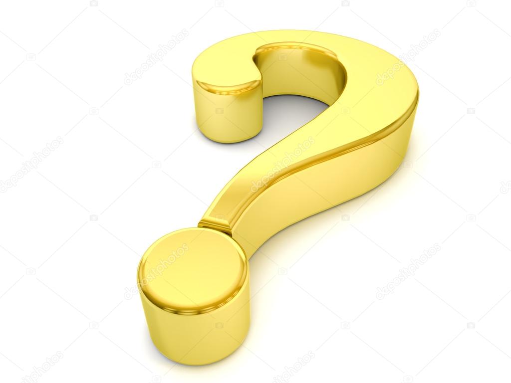 Gold question symbol Stock Photo by ©julydfg 79605498