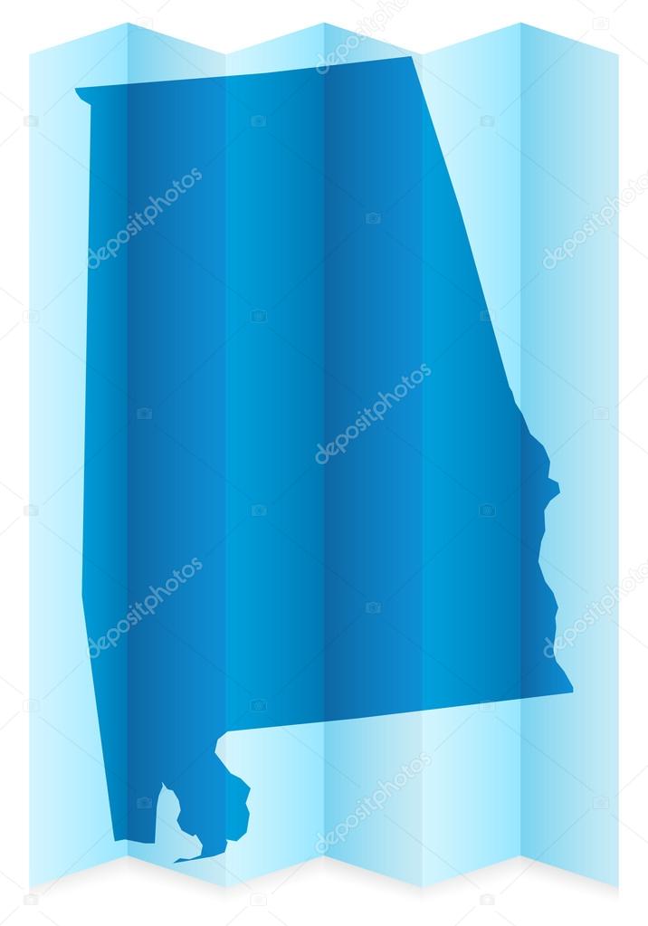 Alabama map Stock Vector by ©julydfg 82791250