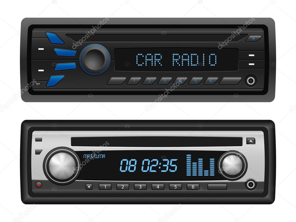 Car radio set Stock Vector Image by ©julydfg #95193990