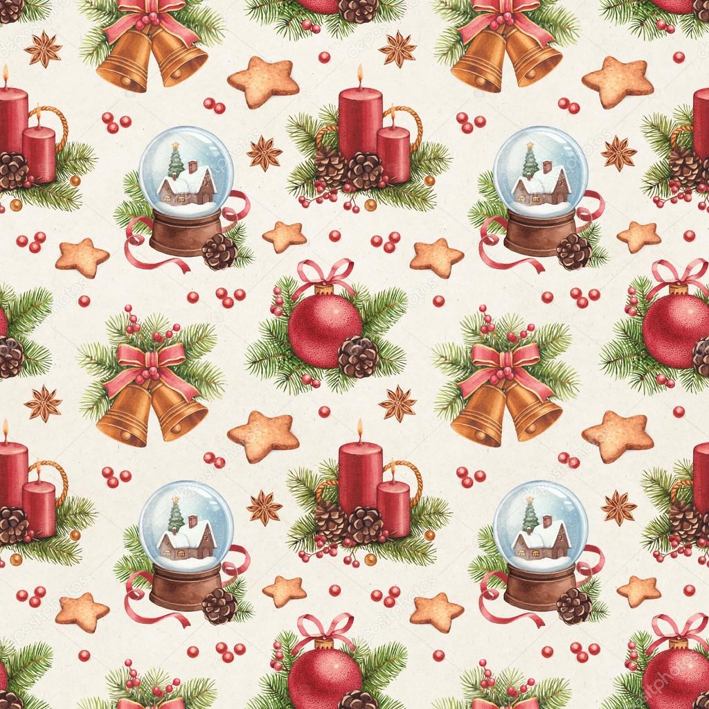 nostalgic christmas pattern