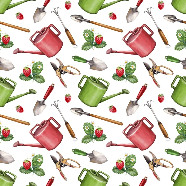 Garden tools pattern Stock Photo by ©Sashsmir 59832145