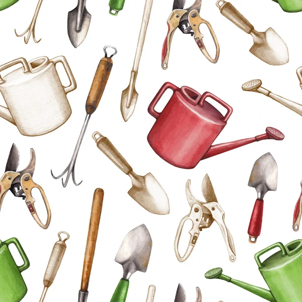 Garden tools pattern Stock Photo by ©Sashsmir 59832145