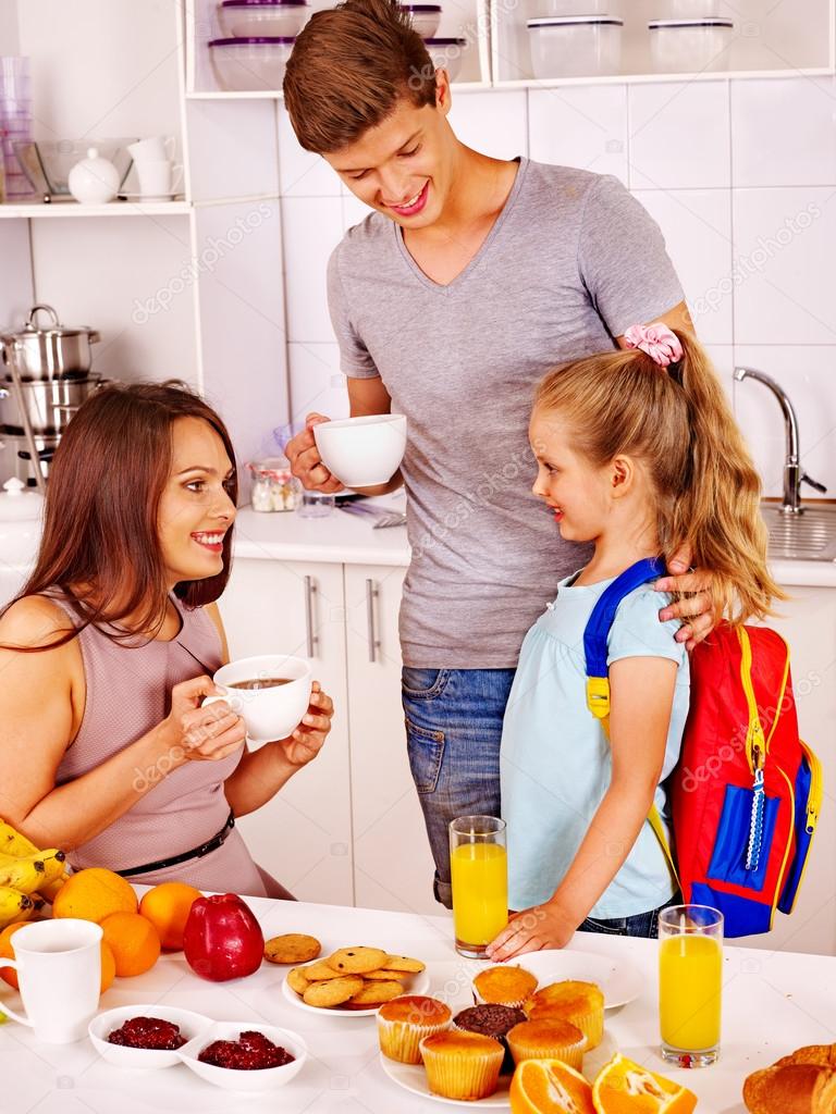 Preparing child for school — Stock Photo © poznyakov #54369419