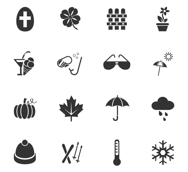 18,525,094 Seasons icons Vector Images | Depositphotos