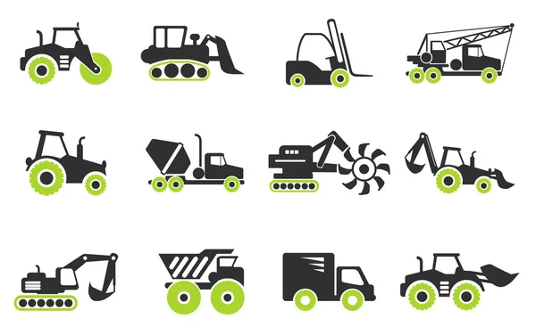 Symbols of Transportation & Loading Machines Stock Vector Image by ...