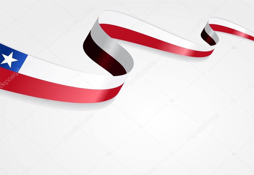 Fondo de bandera chilena. Ilustración vectorial . Vector de stock ...