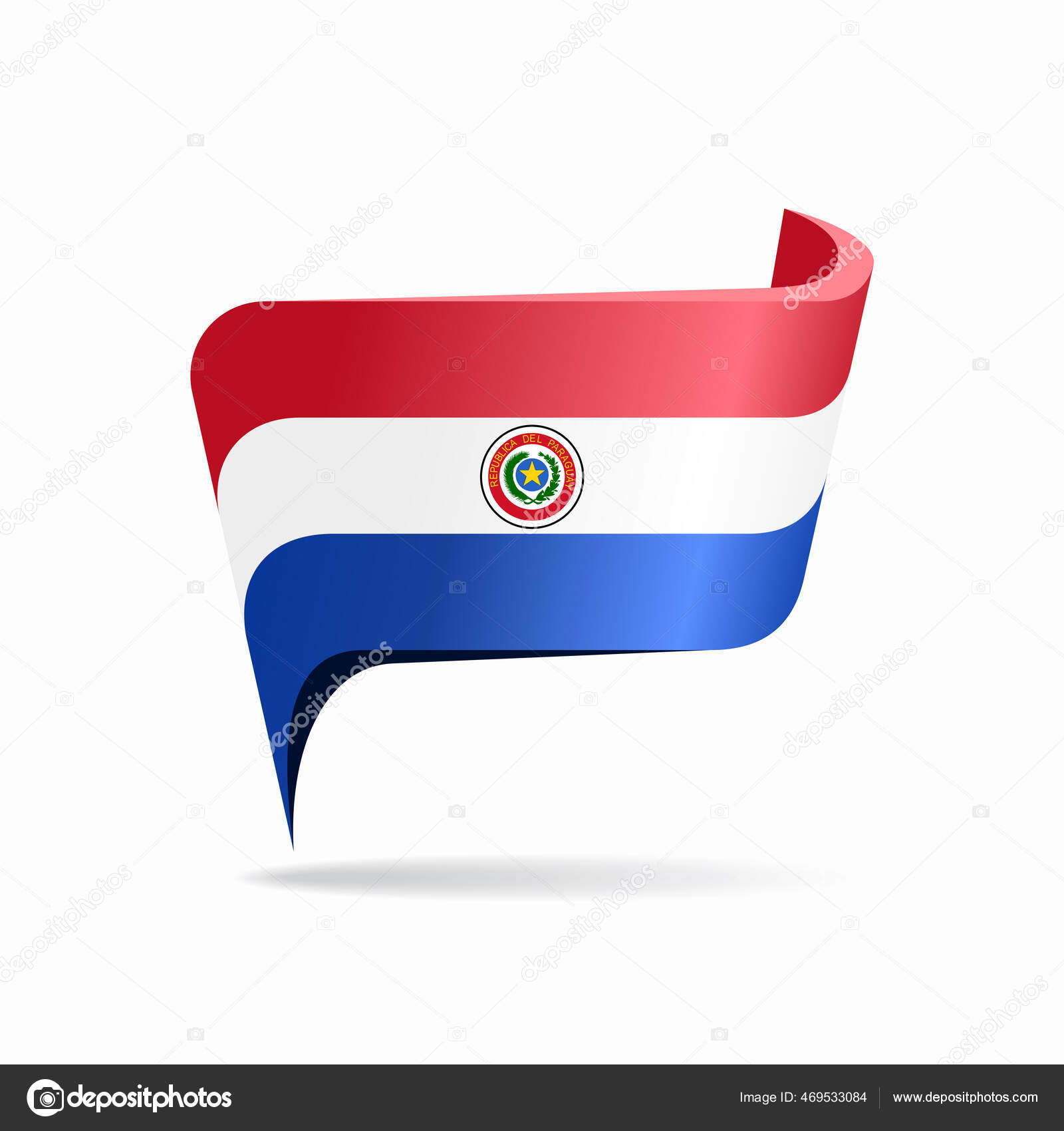 Paraguayan flag map pointer layout. Vector illustration. Stock Vector ... Paraguayan flag map pointer layout. Vector illustration. Stock Vector ...