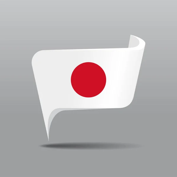 Set of Japanese pin, icon and map pointer flags. Vector Stock Vector ...