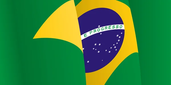 Waving brazilian flag Vector Art Stock Images | Depositphotos