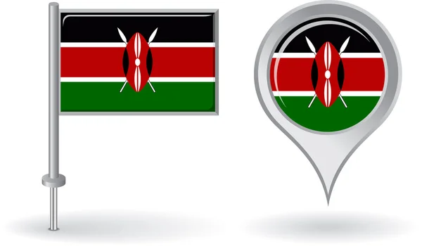 Kenya pin Vector Art Stock Images | Depositphotos