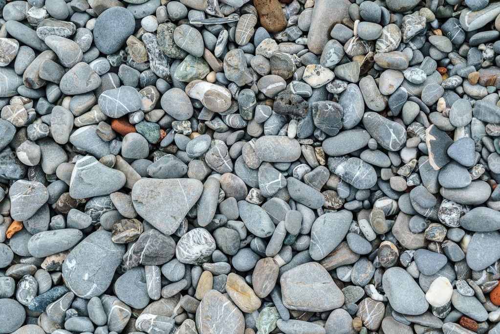Gray pebbles on beach — Stock Photo © Shebeko #121880438