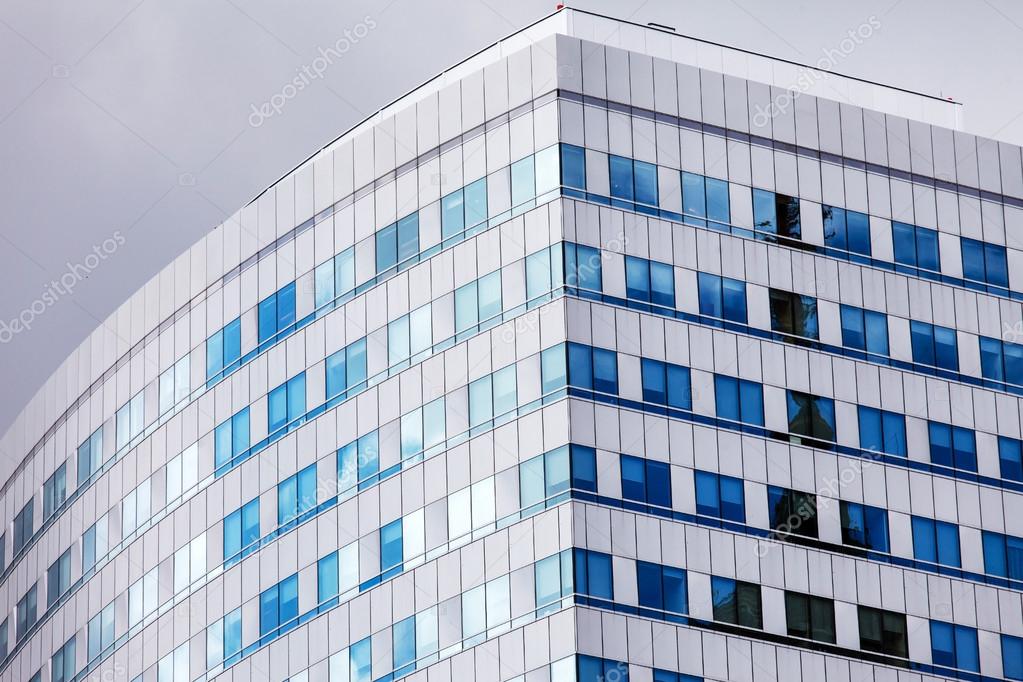 Glass Building Front View
