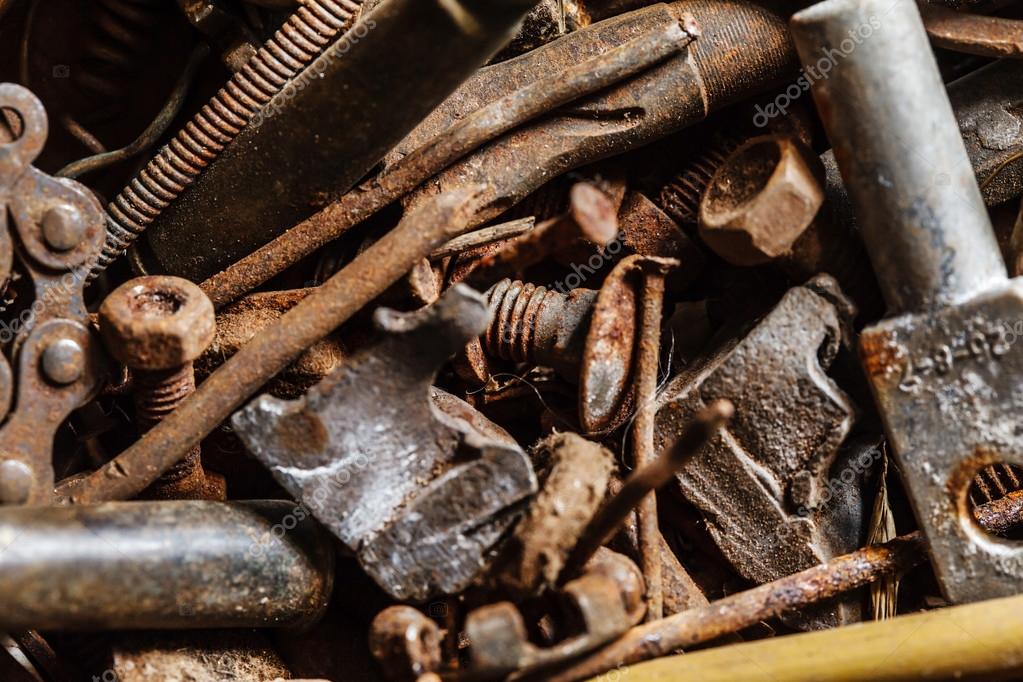 Rusty hand tools — Stock Photo © Shebeko #73436693