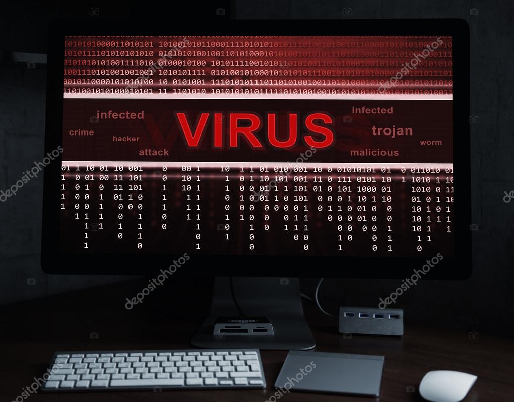 Computer virus programm — Stock Photo © spaxiax #123584408