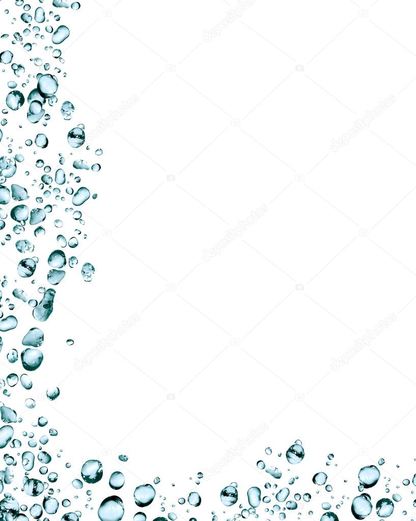 Water Drops Border — Stock Photo © kvkirillov #67234927
