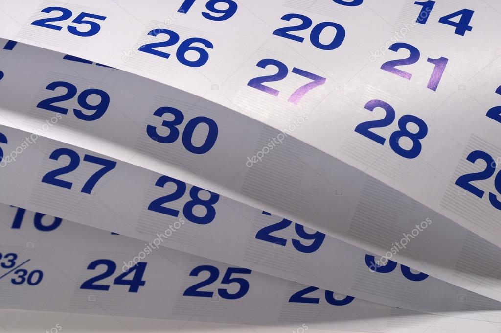 Calendar fragment perspective shot — Stock Photo © grublee #91566492