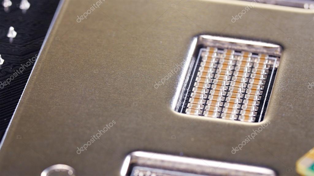 Back plates of dual CPU server mainboard Stock Photo by ©MrHamster ...
