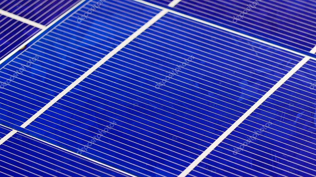 Solar panel cell elements components, macro view Stock Photo by ...