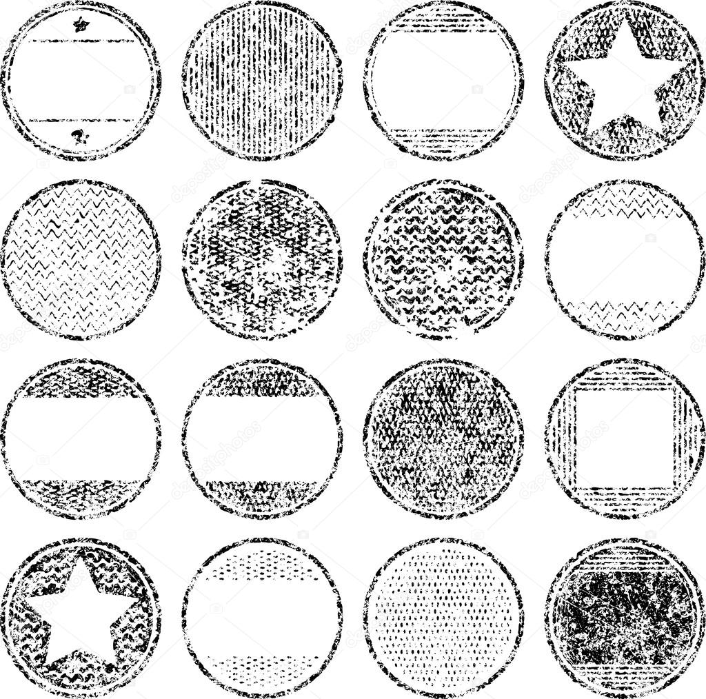 Templates For Rubber Stamps Stock Vector By ©antonshpak 117642906