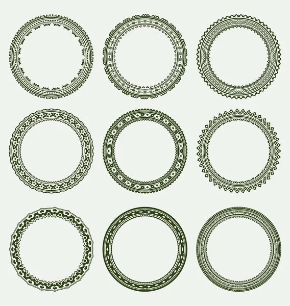 7,024 Engraving circle Vector Images | Depositphotos