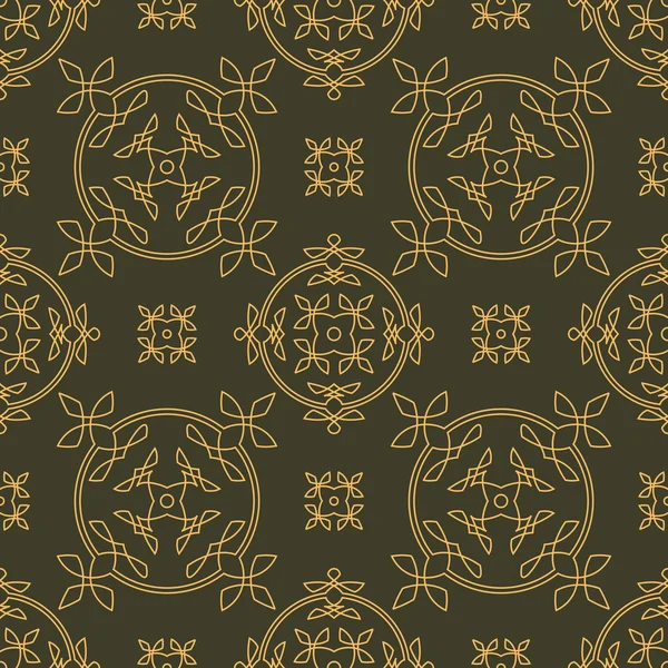 Rich decorated calligraphic seamless pattern — Stock Vector ...