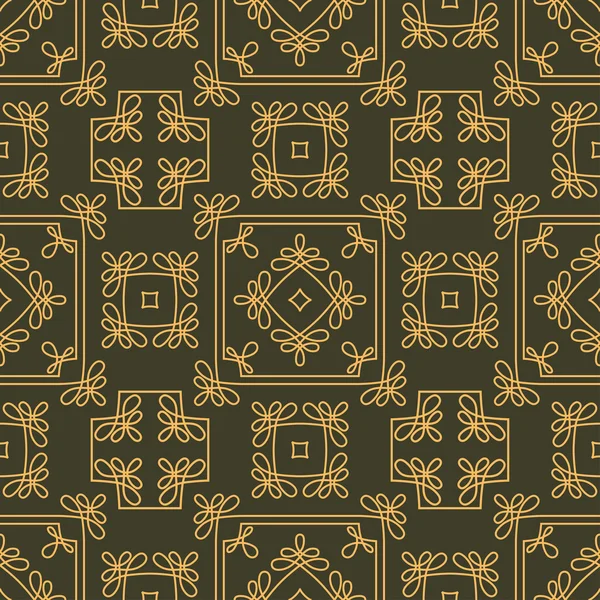 Rich decorated calligraphic seamless pattern — Stock Vector ...