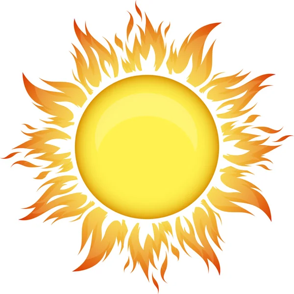 Decorative bright colorful sun symbol — Stock Vector © antonshpak ...