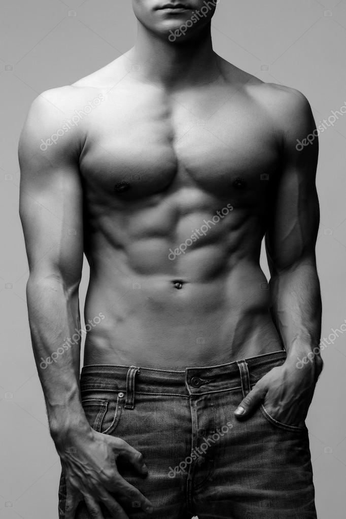 Handsome young mans torso Stock Photo by ©repinanatoly 120893546
