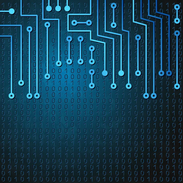 Electronic circuit and binary code Stock Vector Image by ©Marisha #90168698