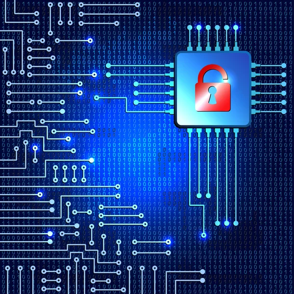 Drawing modern electronic circuit. Stock Vector Image by ©Marisha #60395697