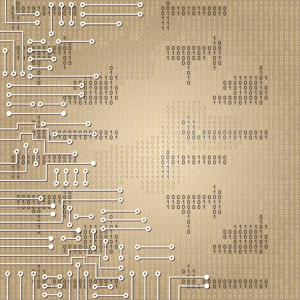 Electronic circuit and binary code Stock Vector Image by ©Marisha #90168698