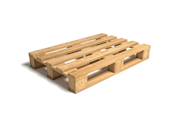 Rendering Wood Pallet Side View — Stock Photo © jukai5 #225663796