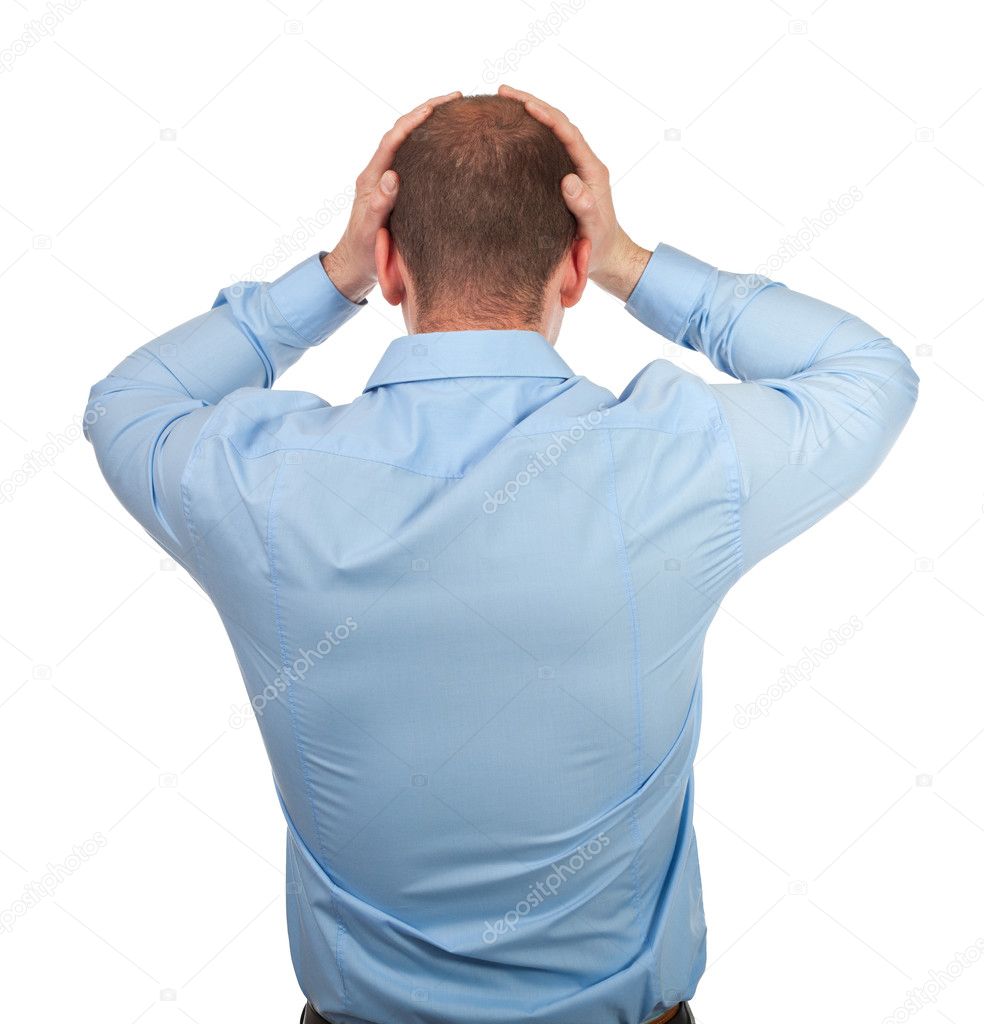 Stressed man — Stock Photo © jukai5 #72571505