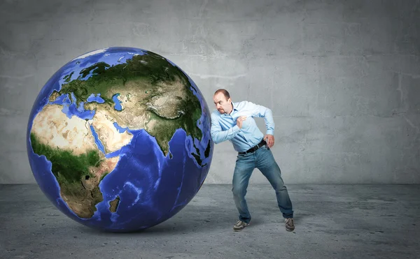 Man carrying the world Stock Photos, Royalty Free Man carrying the ...