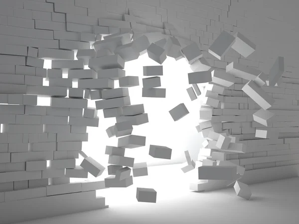 Brick explosion Stock Photo by ©jukai5 74769143