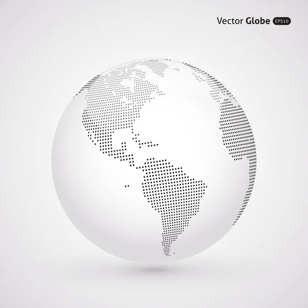 Vector dotted light globe — Stock Vector © Greeek #71518685