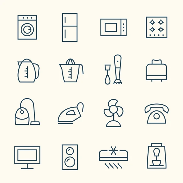 Household vector icons Vector Art Stock Images | Depositphotos