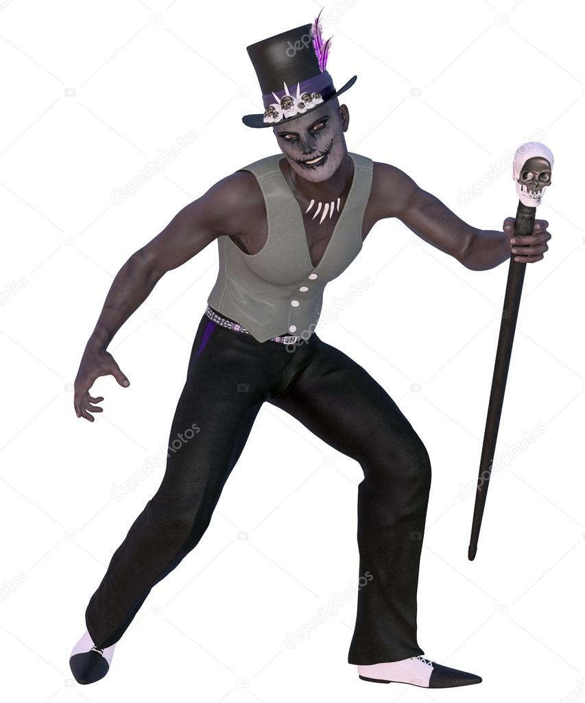 Black voodoo shaman Stock Photo by ©Wampa76 105996244