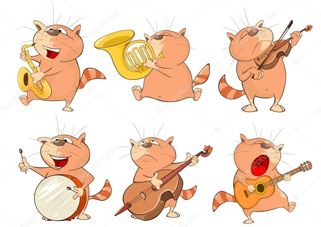 conjunto de lindos gatos de dibujos animados 2023 conjunto de lindos gatos de dibujos animados 2023