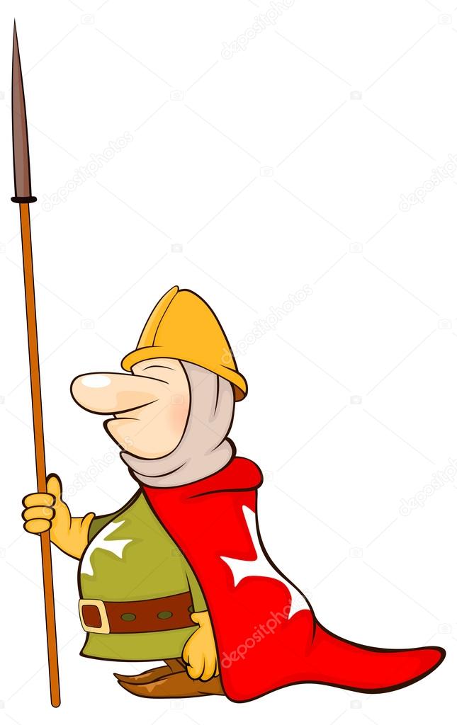 Cartoon knight Stock Vector Image by ©liusaart #55384723