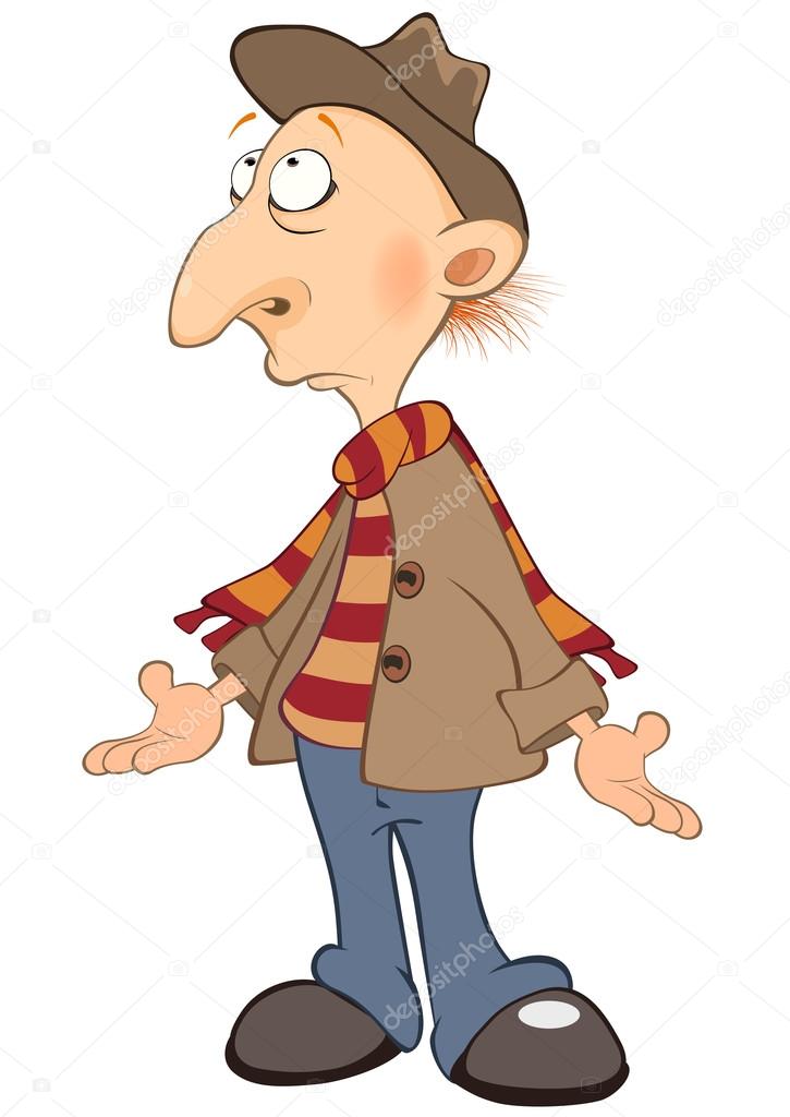 Cartoon professor Character Stock Vector by ©liusaart 97045892